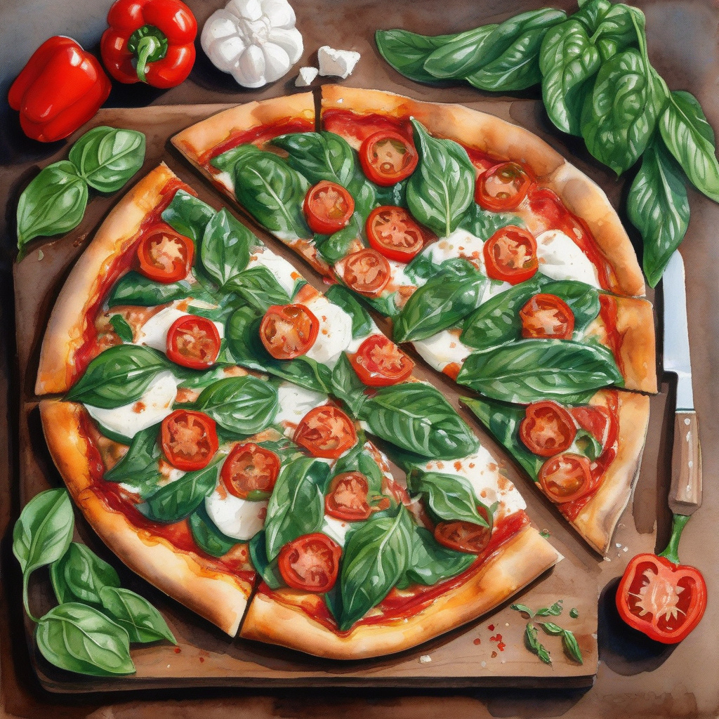 Lean and Green Pizza Recipe: Healthy Crust and Fresh Toppings - Recipe ...