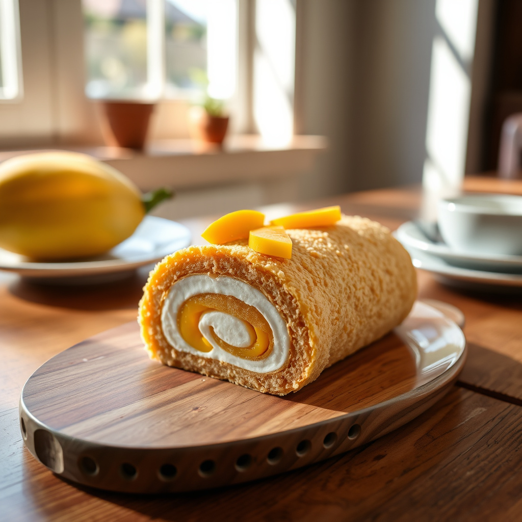 Mango Roll Recipe: Tropical Delight with Creamy Filling - Recipe Names