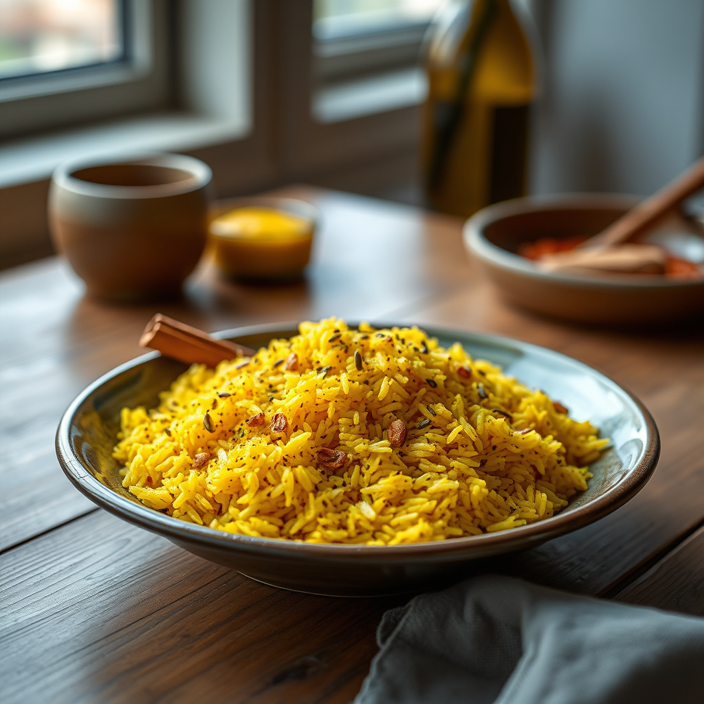 Middle Eastern Rice Recipe: Fragrant Yellow Flavor in Every Bite ...