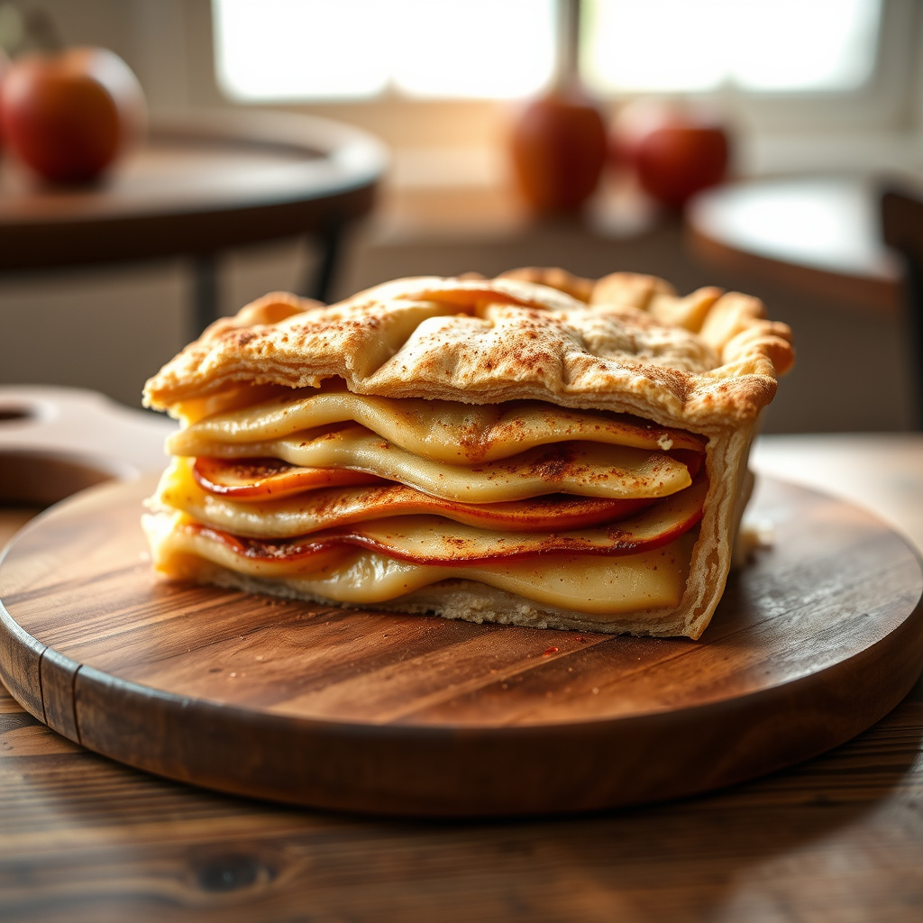 Multi Layer Apple Pie Recipe: Flaky Crust and Cinnamon-Spiced Layers ...