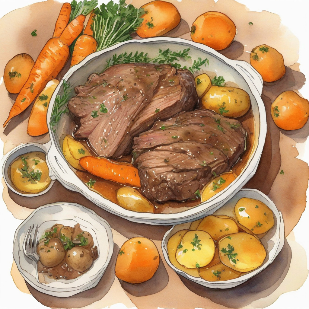 Rachel Cooks With Love Pot Roast Recipe: Tender Flavorful Comfort Food ...