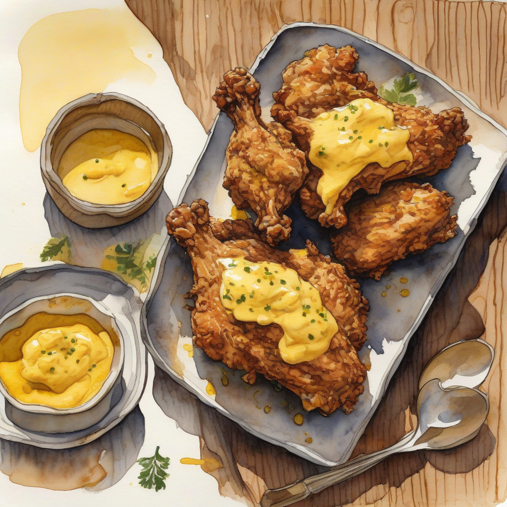 Recipe for Mustard Fried Chicken: Crispy Coating and Juicy Inside ...
