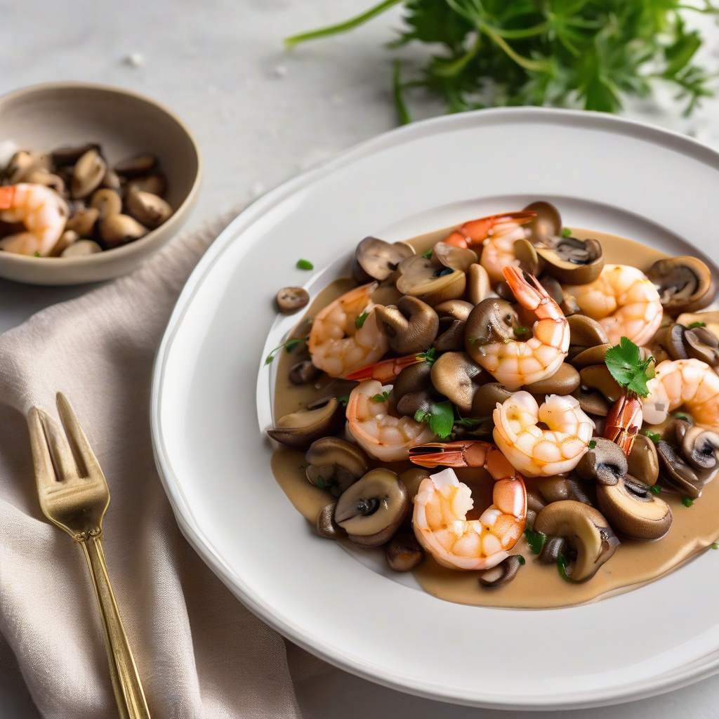 Shrimp with Mushrooms Recipe: Savory Garlic Butter Delight - Recipe Names