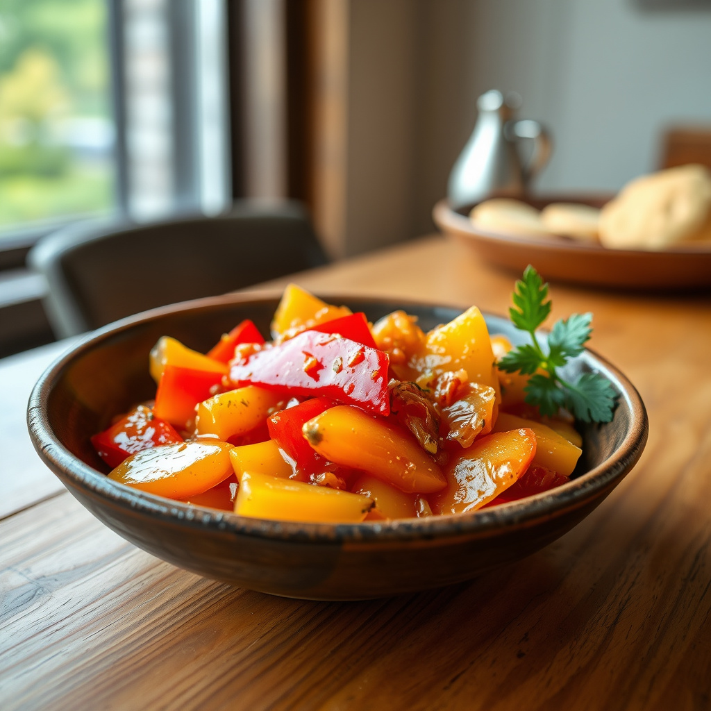 Sweet Pepper and Onion Relish Recipe: Flavorful Blend for Any Dish