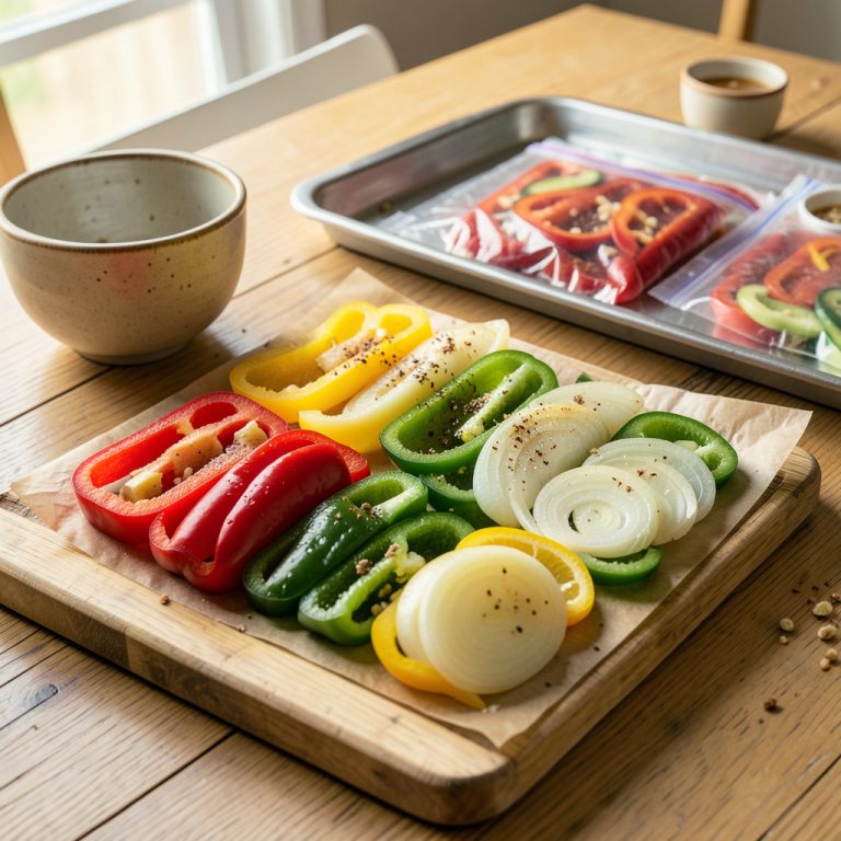 Freezing Peppers and Onions for Fajitas: Meal Prep Shortcut for Flavor ...