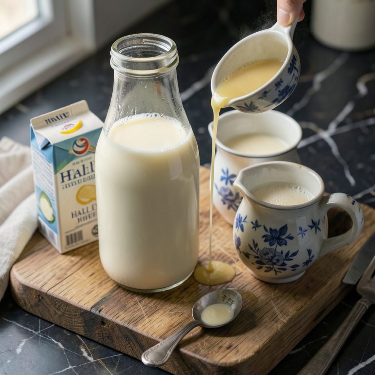 How to Make Milk With Half and Half: The 1:1 Ratio for Perfect ...
