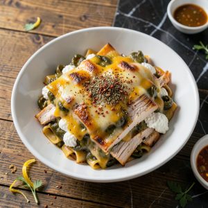 Johnny Carino's Green Chile Chicken Lasagna Recipe: Spicy Layers of ...