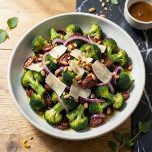 Italian Broccoli Salad Recipe: Zesty Parmesan and Sun-Dried Tomato ...