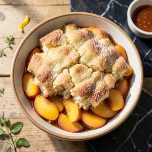 Jiffy Cobbler Recipe: Warm Fruit Bubble With Cakey Topping - Recipe Names