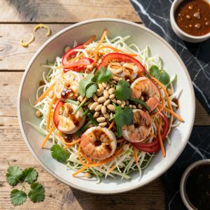 Pad Thai Salad Recipe: Tangy Peanut Dressing With Crunchy Veggies ...